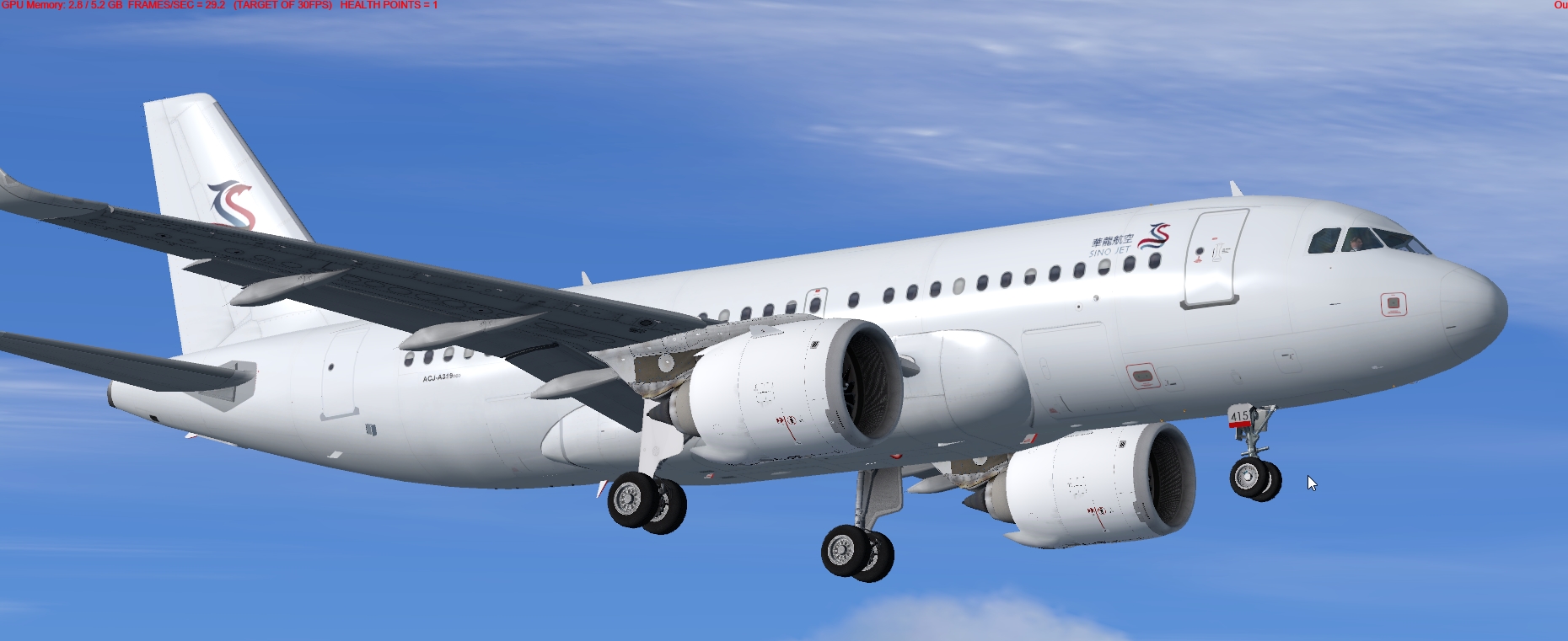 More images for Airbus+A319NEO+Sino+Jet+Company+for+P3D+and+FSX